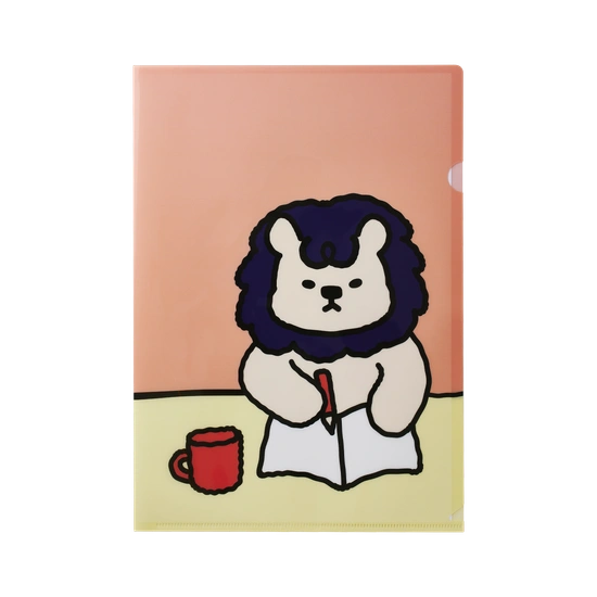 L자 파일홀더 투명 클리어 화일 035t 오즈의 제작소